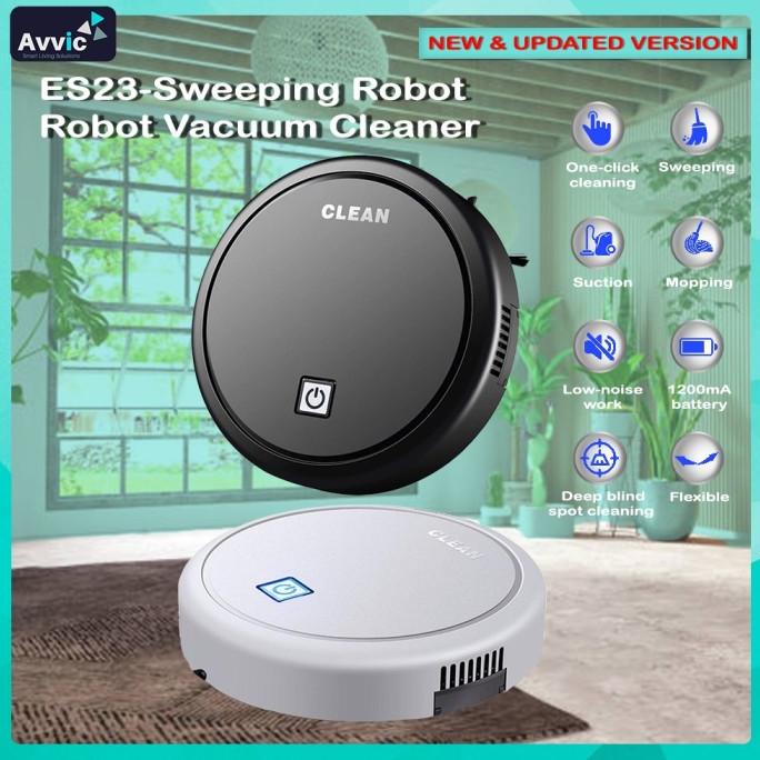 Jual NEW ES23 Sweeping ROBOT Mesin Pembersih Vacum Penyedot Debu Lantai | Shopee Indonesia