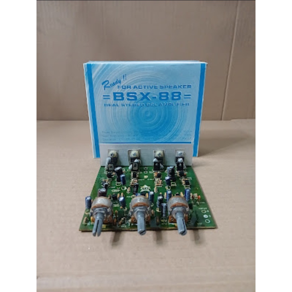 Jual KIT ACTIVE SPEAKER AMPLIFIER TIP41C- 42C STEREO BSX 88 STAR ...
