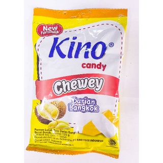 Jual Permen Lunak Kino Chewey Rasa Durian Bangkok 1 Pack 125 gram isi ...