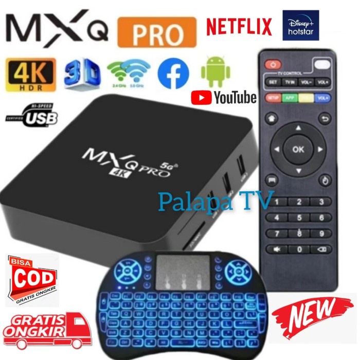 Jual ANDROID TV BOX MXQ PRO 5G 4K ULTRA HD MEDIA PLAYER BOX | Shopee Indonesia