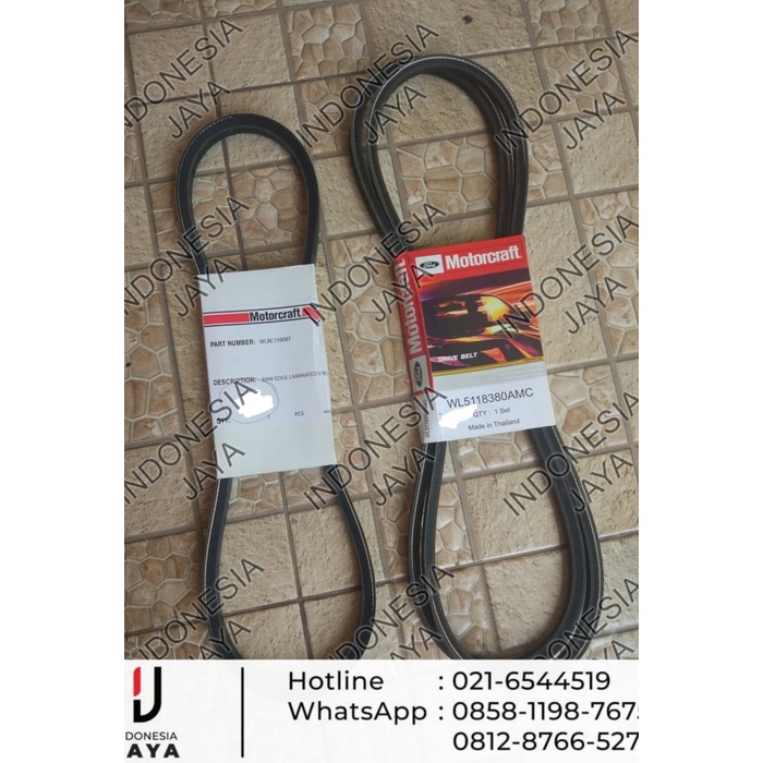 Jual Fan Belt Alternator + Ac Ford Ranger / Everest Gen 2 TDCI ORIGINAL ...