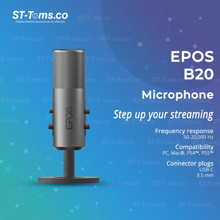 Jual EPOS B20 Streaming Microphone | Shopee Indonesia