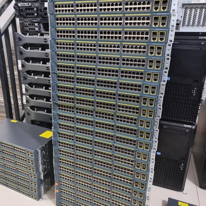 Jual Switch Cisco Catalyst 2960 Plus SI WS-C2960+48TC-S 48Port Managed ...