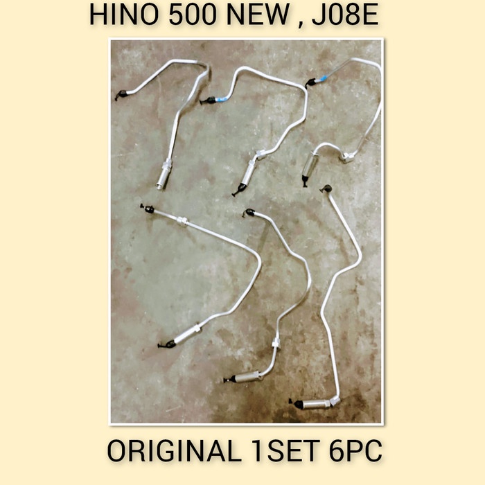 Jual pipa nozzle hino 500 , original 1set 6pc tokolarisjaya | Shopee ...