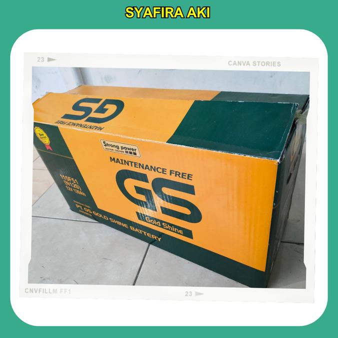 Jual Best AKI GENSET GS MF N120 Aki Kering 12V / 120Ah UNTUK ALAT BERAT |Murah | Shopee Indonesia