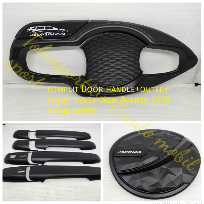 Jual Door handle pintu outer mangkok Tank cover New Avanza 2022 hitam Doff star | Shopee Indonesia