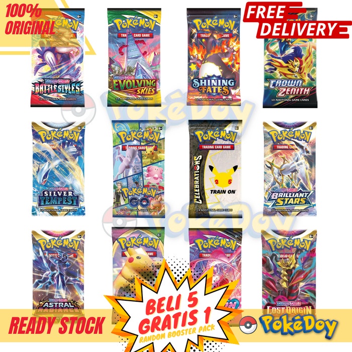 Jual KARTU POKEMON TCG ENGLISH BOOSTER PACK CARD 100% ORIGINAL ...