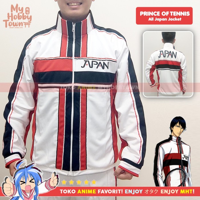 Jual Kostum Cosplay Jaket Anime Prince Of Tennis All Japan Merah Putih ...