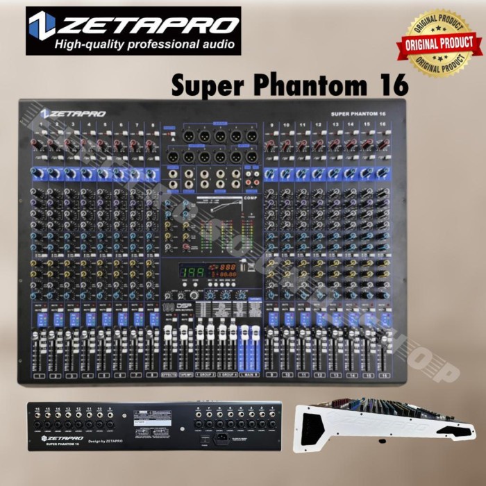 Jual MIXER AUDIO ZETAPRO SUPER PHANTOM 16, COMPRESSOR / Zetapro Original | Shopee Indonesia