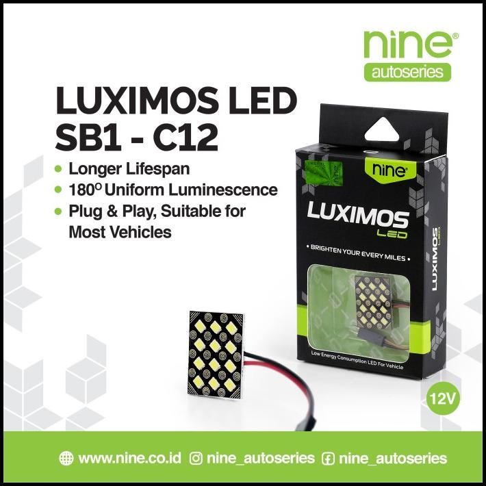 Jual HOT DEAL LAMPU CABIN MOBIL UNIVERSAL NINE LUXIMOS LED SB1 C12 - NINE AUTOSERIES ...