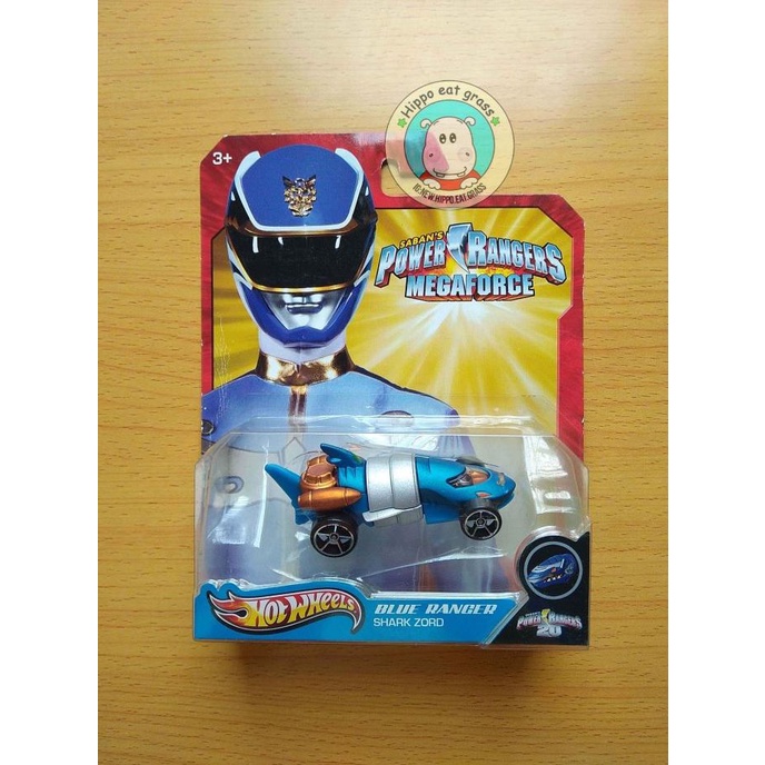 Jual Hot Wheels Hotwheels Power Rangers Megaforce Blue Ranger Shark ...