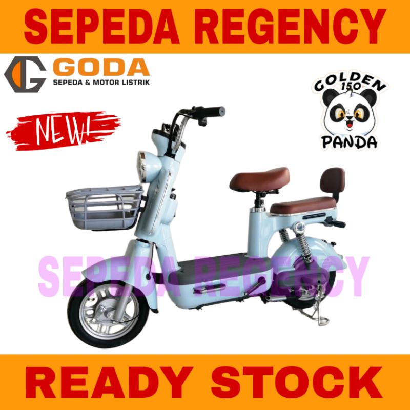 Jual Sepeda Listrik GODA GOLDEN 150 PANDA Electric Bike 550 Watt ...
