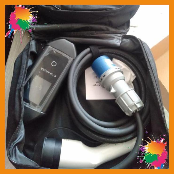 Jual ev fast charging portable 8a 16a 32a charger mobil listrik wuling ...