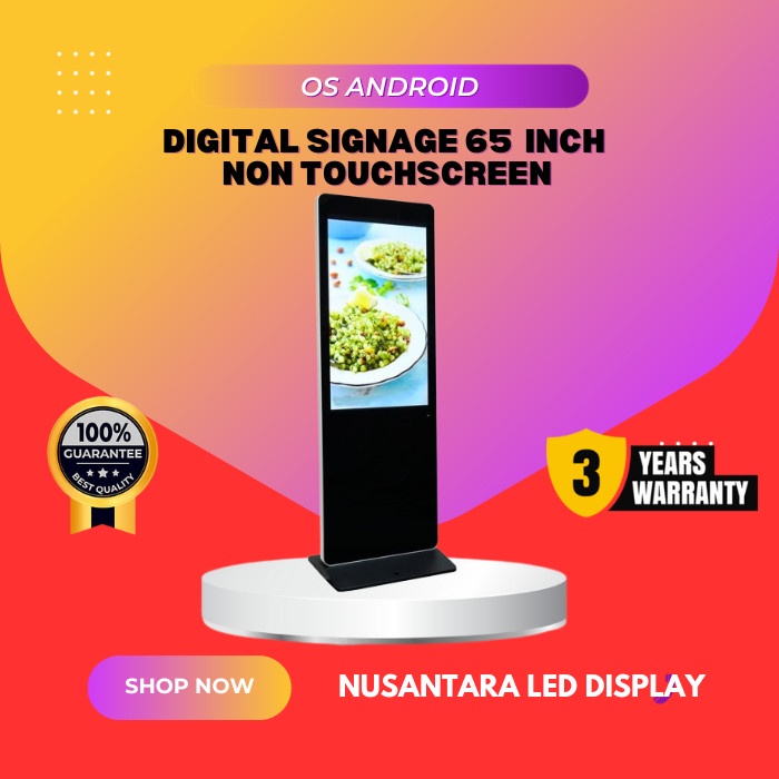 Jual Promo Digital Signage Standing 65 Inch / Digital Banner / Digital ...