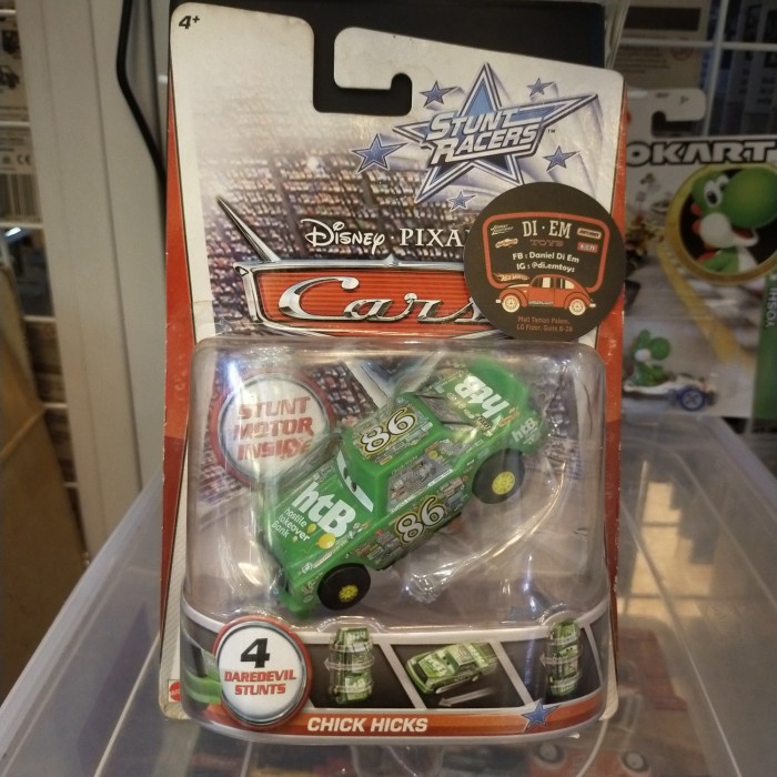 Jual MUST HAVE!! DISNEY PIXAR CARS CHICK HICKS STUNT RACERS TERBARU ...