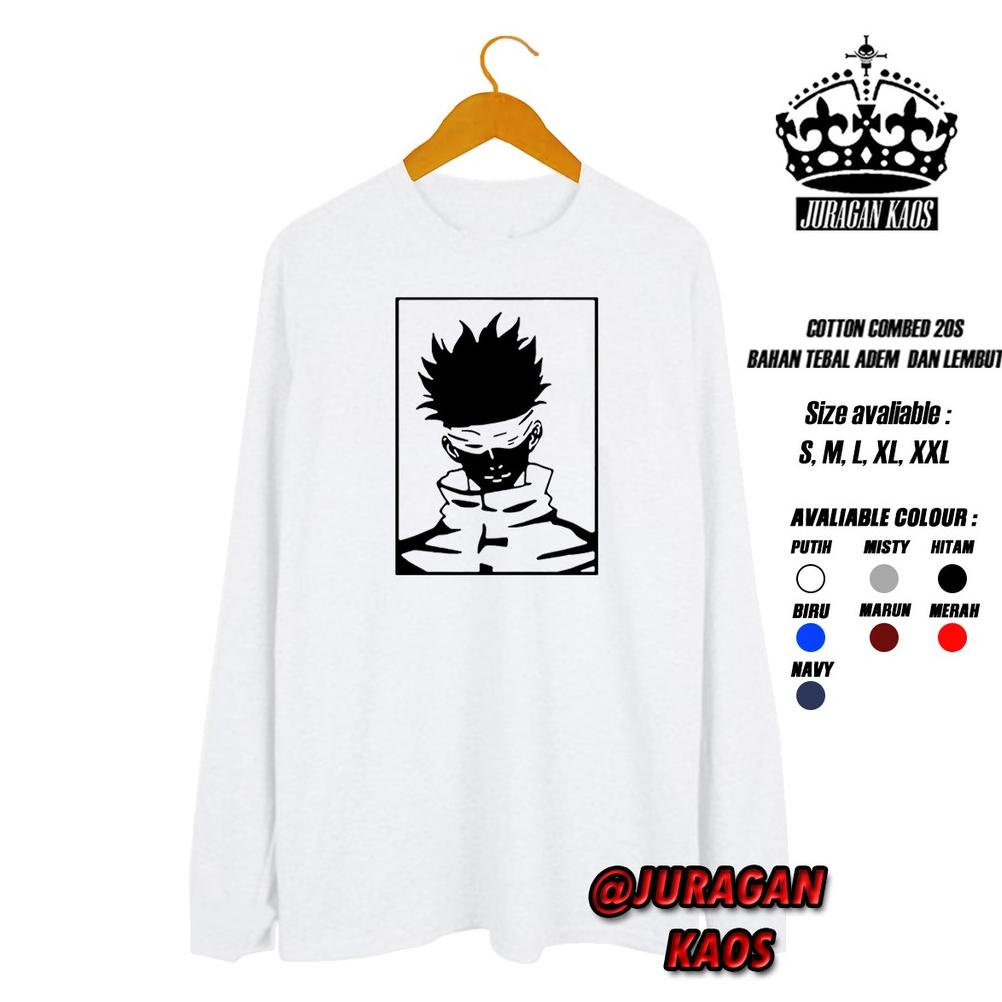 Jual promo Kaos Gojo Satoru Sensei Jujutsu Kaisen Kaos Lengan Panjang ... Jual promo Kaos Gojo Satoru Sensei Jujutsu Kaisen Kaos Lengan Panjang ...