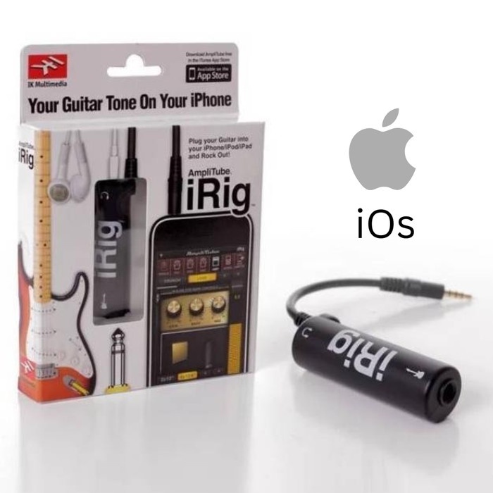 Jual iRig AmpliTube Guitar Interface Adapter for Android & iOS ORIGINAL ...