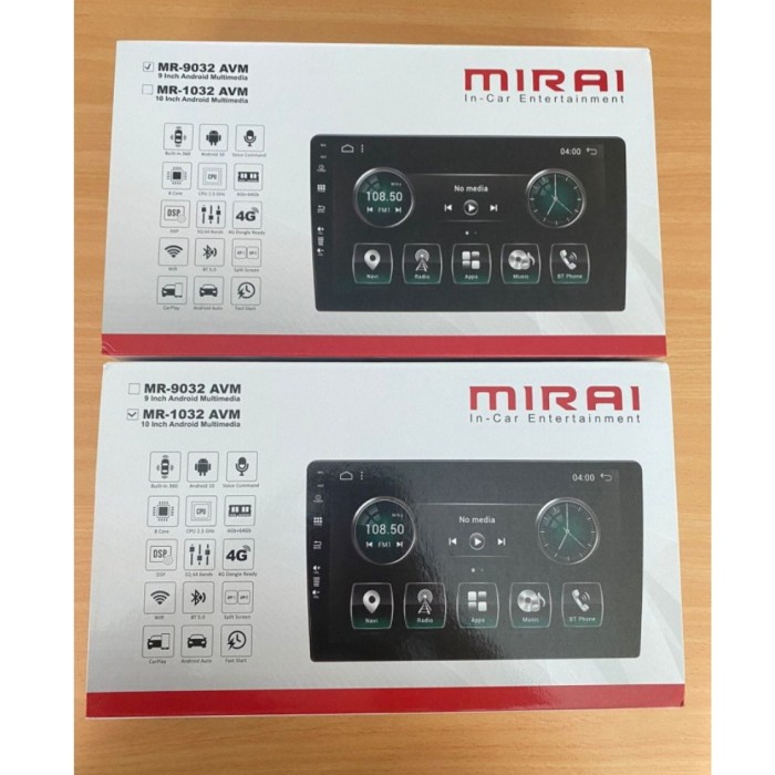 Jual Terbaru Headunit Android Mirai 10 Inch Mr-1032 Avm Ram 4/64 + Kamera 360 Harga Spesial ...