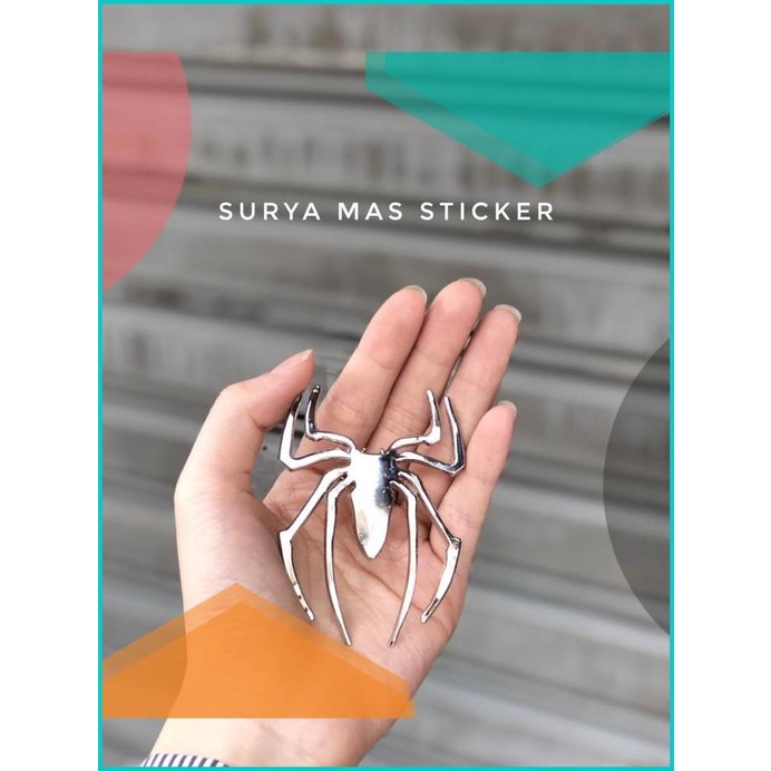 Jual sticker stiker emblem 3d laba laba spider mobil motor 20JVLZ3 ...