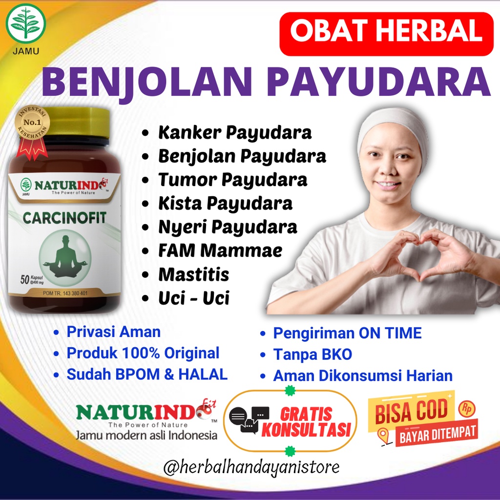 Jual Obat Benjolan Payudara Kanker Tumor Uci Uci Nyeri Mastitis Kista ...
