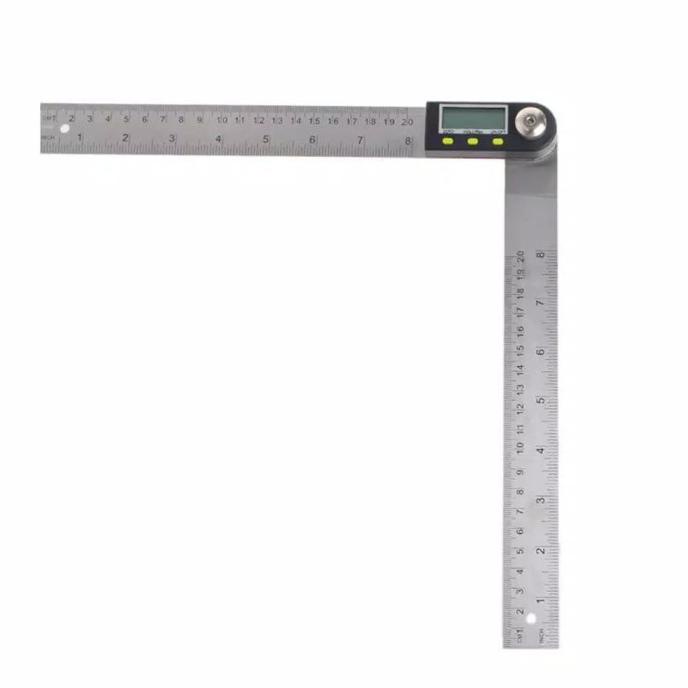 Jual fif DIGIANGLE Penggaris Busur Derajat Sudut Digital stainles ...