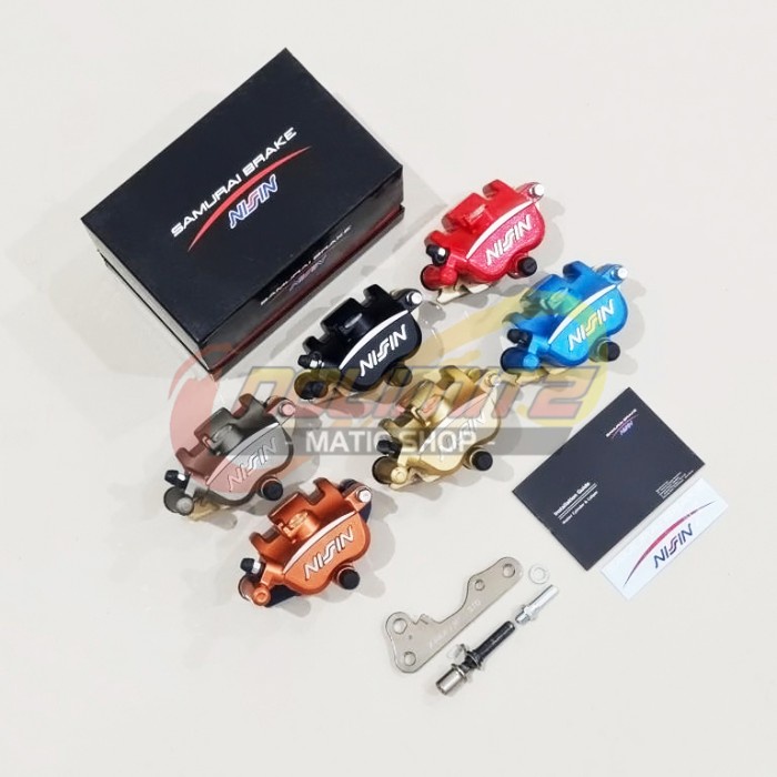 Jual Termurah Kaliper Nissin Samurai 2 Piston Depan Mio Fino Fazzio Xride Jupiter Mx New ...