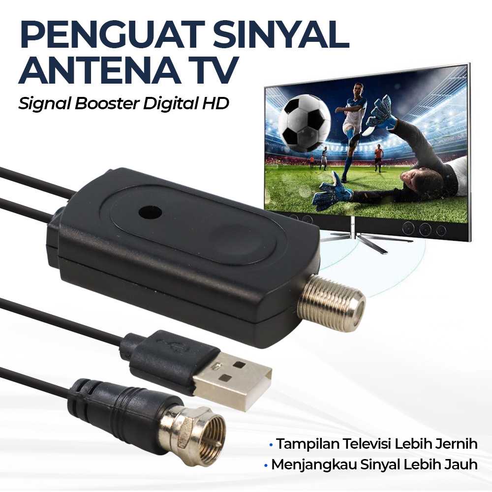 Jual Kebidumei Penguat Sinyal Antena TV Signal Booster Digital HD DVB ...