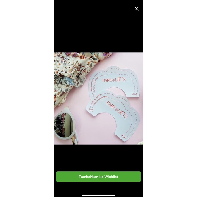 Jual Stiker Pengangkat Payudara The Instant Bra Lift Penutup Puting ...