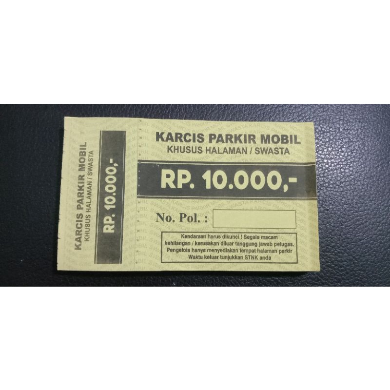 Jual Karcis Parkir | Shopee Indonesia