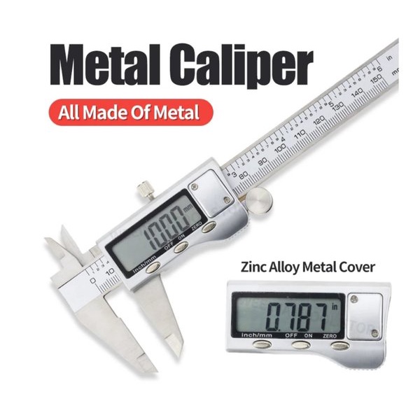 Jual silver kaliper sigmat caliper kualitas tinggi bagus vernier lcd ...