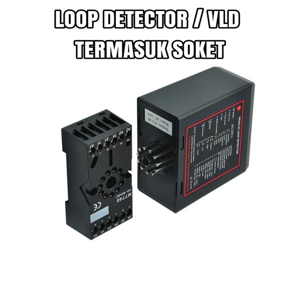 Jual Loop Detector Sensor Boom Gate Palang Parkir Termasuk Soket ...