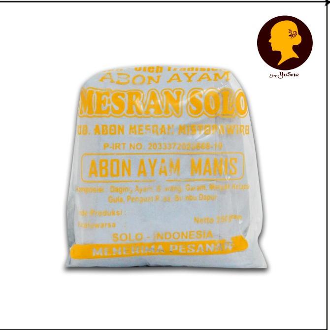 Jual Abon MESRAN daging ayam manis 250gr OLEH tradisional khas SOLO ...