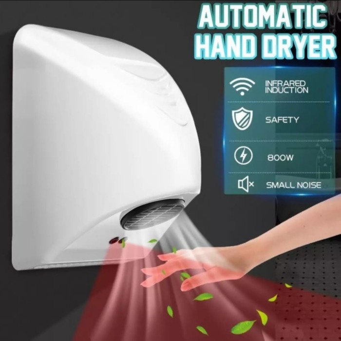 Jual HAND DRYER OTOMATIS ALAT PENGERING TANGAN SENSOR INFRARED ORIGINAL ...