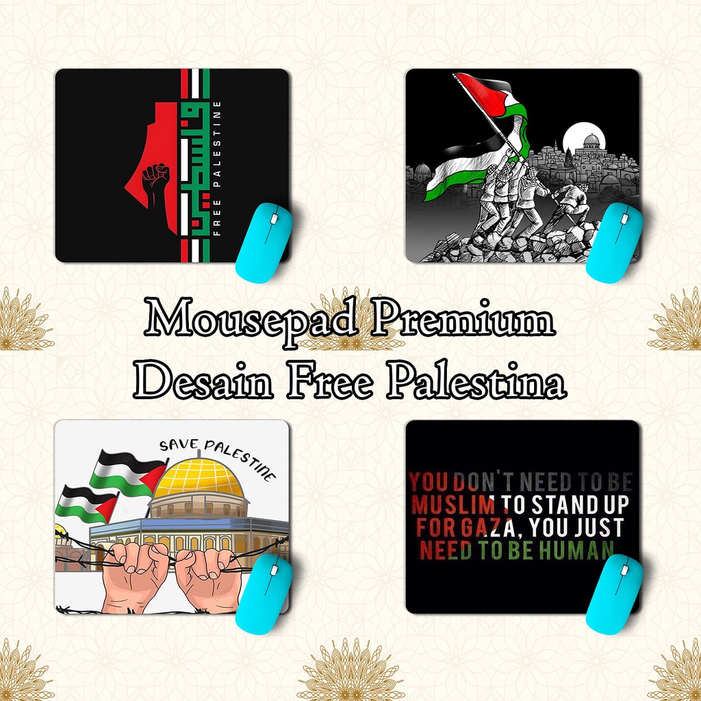 Jual Mouse Pad Mousepad Full Print Free Palestine Palestina Gaza ...