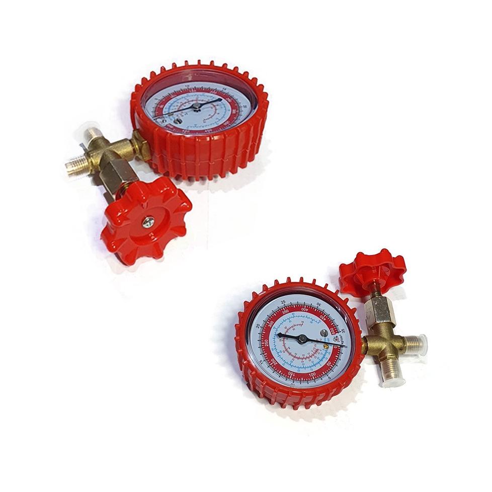 Jual Nw Manifold Single Pressure Gauge 500 Psi Alat Ukur Tekanan Gas ...