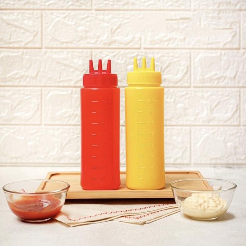 Jual Botol Saos 3 LUBANG - Botol Saus Saos - Botol Mayones - Botol ...