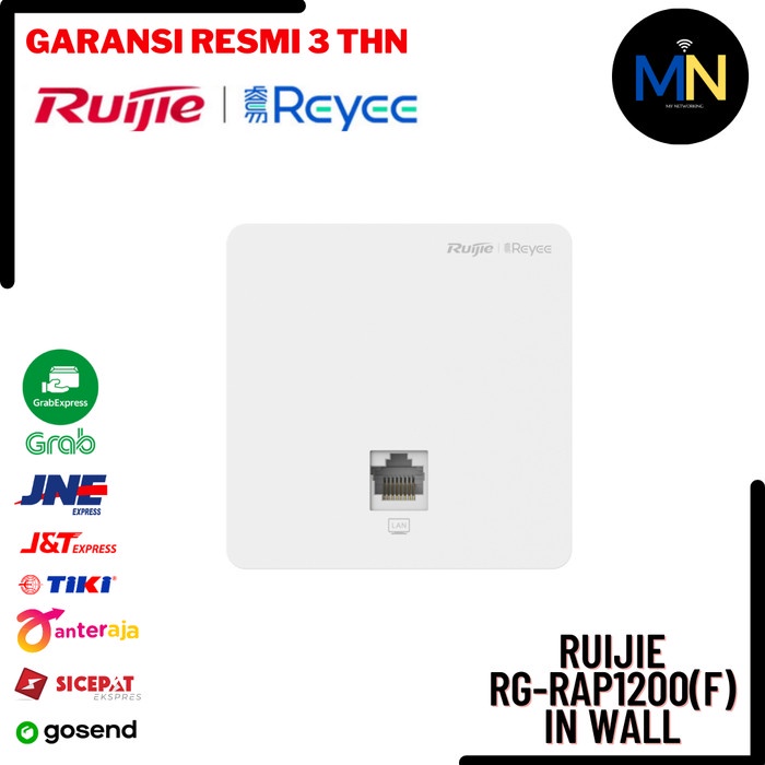 Jual RG-RAP1200F Ruijie Reyee AC1300 Dual Band Wall Access Point ...