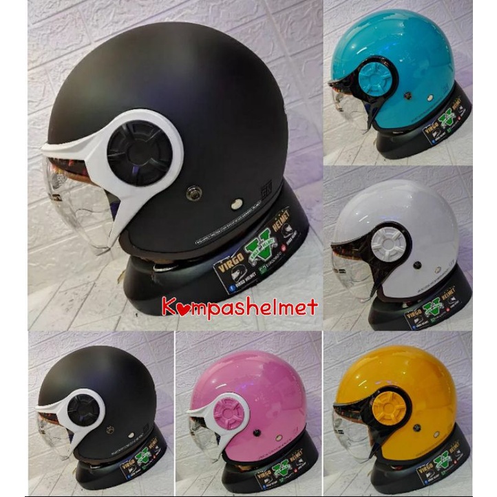 Jual Helm Retro Cargloss Original YRH Hijab SNI | Shopee Indonesia