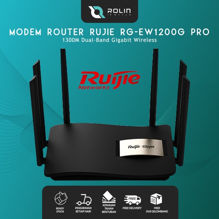 Jual Modem Router Ruijie RG-EW1200G PRO 1300M Dual-band Gigabit ...