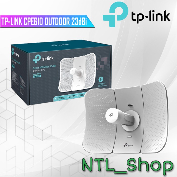 Jual TP-LINK CPE610 OUTDOOR 23dBi 5ghz 300mbps TPLINK CPE 610 | Shopee ...