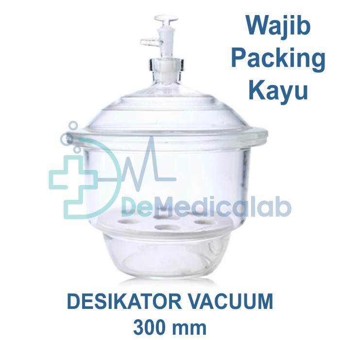Jual Ready Desikator Desiccator Vacuum With Procelain Plate RRC 300 mm ...