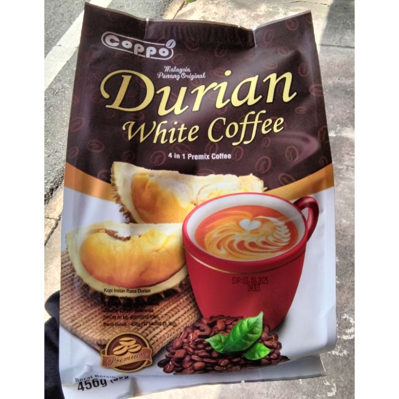 Jual Durian White Coffee 4 in 1 Premix Coffee / Hazel Coffee / Kopi ...