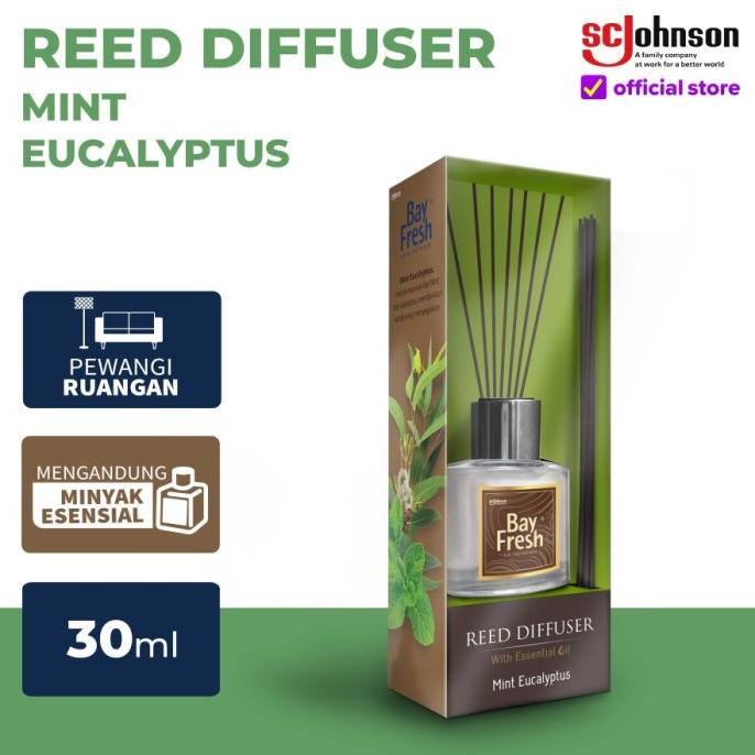 Jual Bay Fresh Reed Diffuser Pengharum Ruangan Mint Eucalyptus 30ml ...