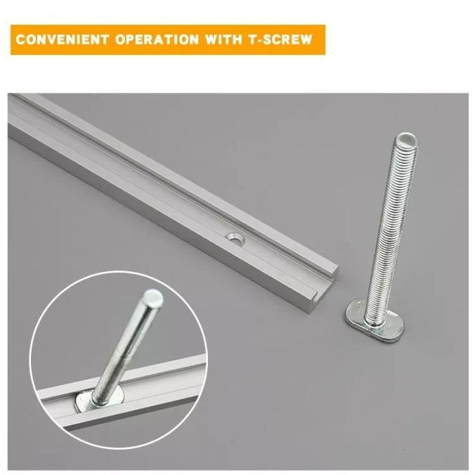 Jual Brand NEW 60 cm Mini Miter Track T-track Rel Meja Potong Table Saw ...