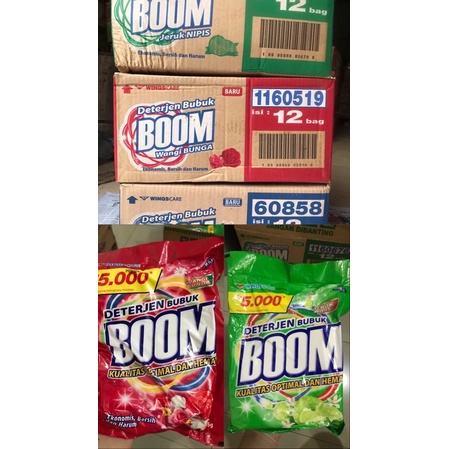Jual Boom Deterjen Bubuk 305 Gram Sabun 1 Dus - 12 Bungkus 3 Jenis ...