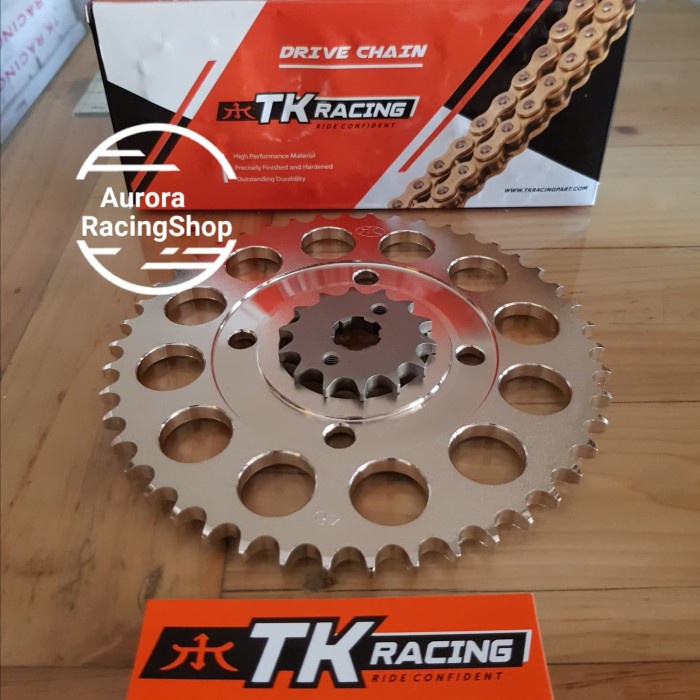 Jual gear set tk 428 new cb 150r - cbr 150 - mega pro - verza - sonic 150 r m3m2 | Shopee Indonesia