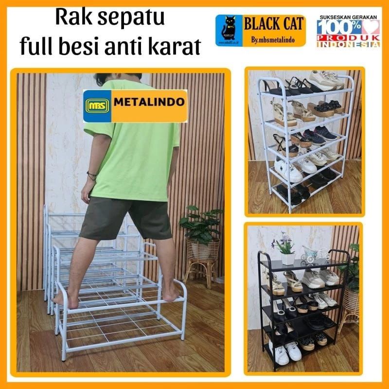 Jual Rak sepatu full besi rak dapur rak bunga rak pajangan rak buku serbaguna | Shopee Indonesia