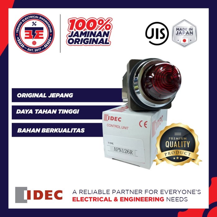 Jual [New] Pilot Lamp Idec 30Mm Apn126 Berkualitas | Shopee Indonesia