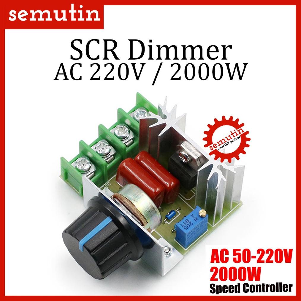 Jual Update Dimmer Scr 2000W Ac Voltage / Regulator Speed Controller ...