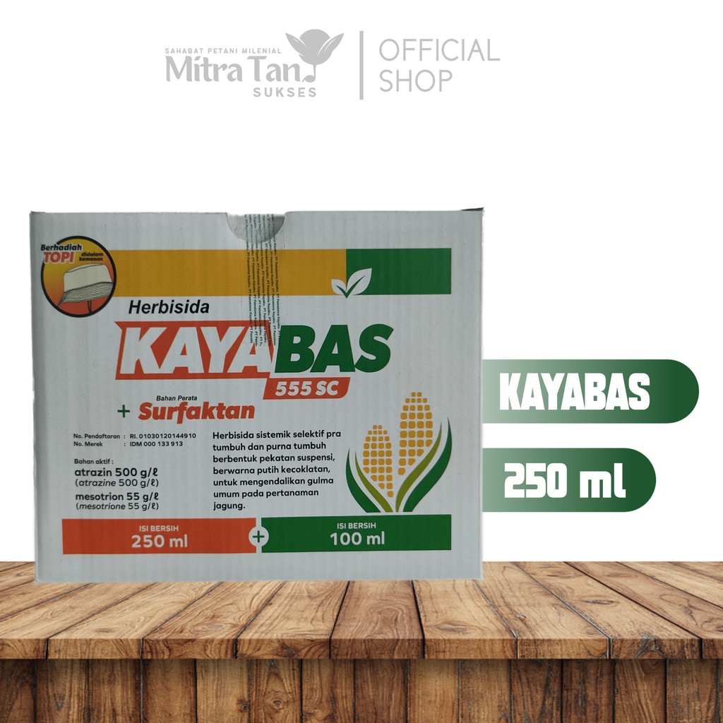 Jual KAYABAS 555SC 250ml + Surfaktan - Herbisida selektif pada tanaman jagung | Shopee Indonesia